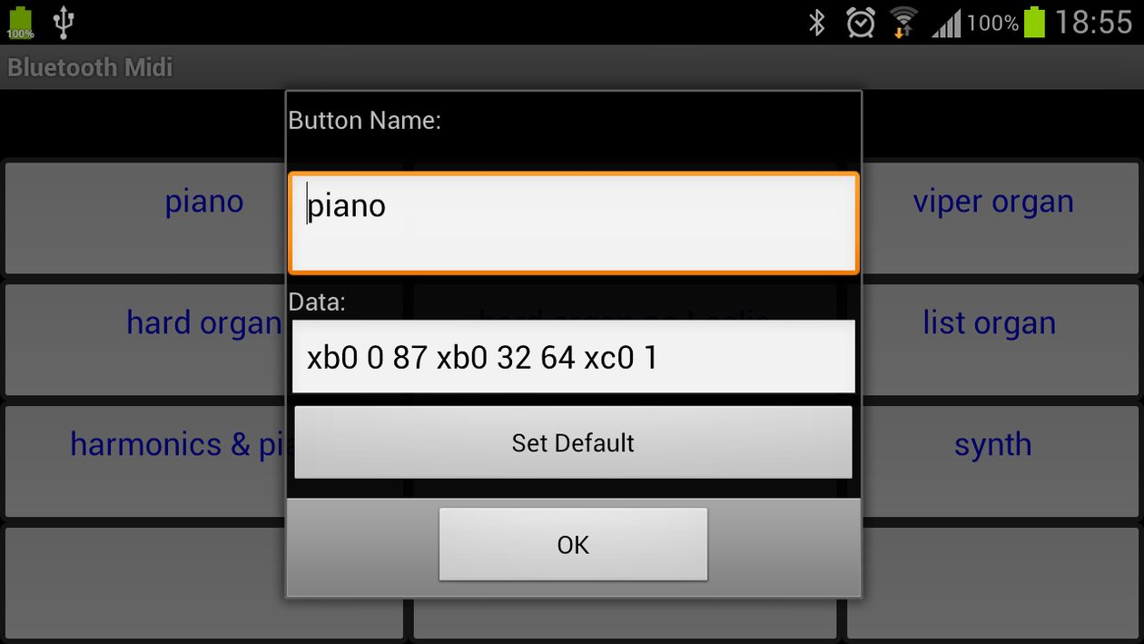 Arduino Bluetooth Midi Control A Midi Instrument With An Android Tablet
